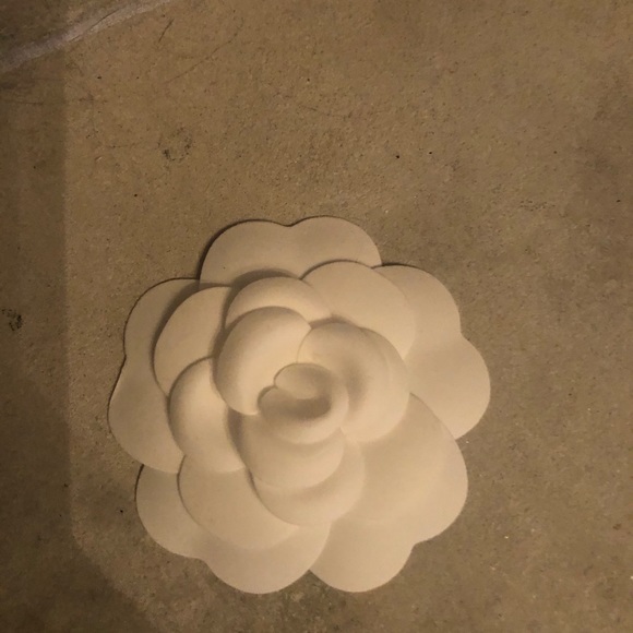 CHANEL | Accessories | Chanel White Camellia Flower New | Poshmark
